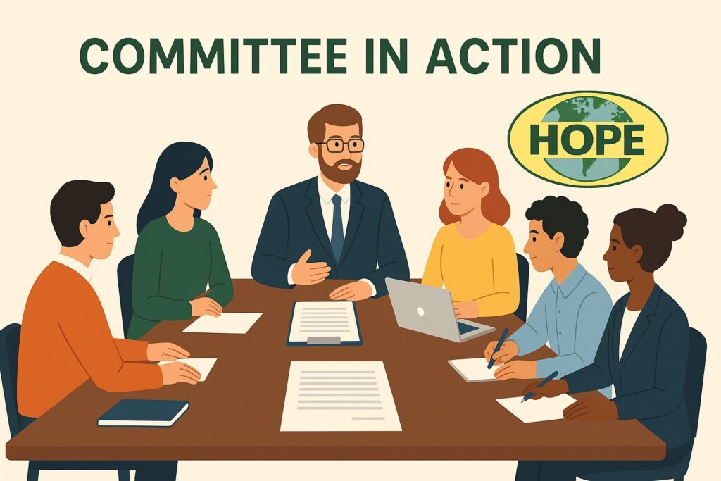 Committee Reports - Householders' Options to Protect the Environment Inc.